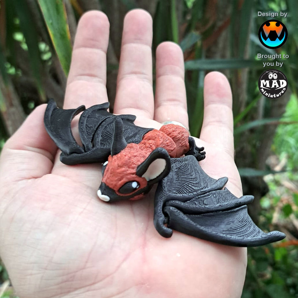 Articulated Tiny Bat by Cinderwing – Available from Mad Miniatures