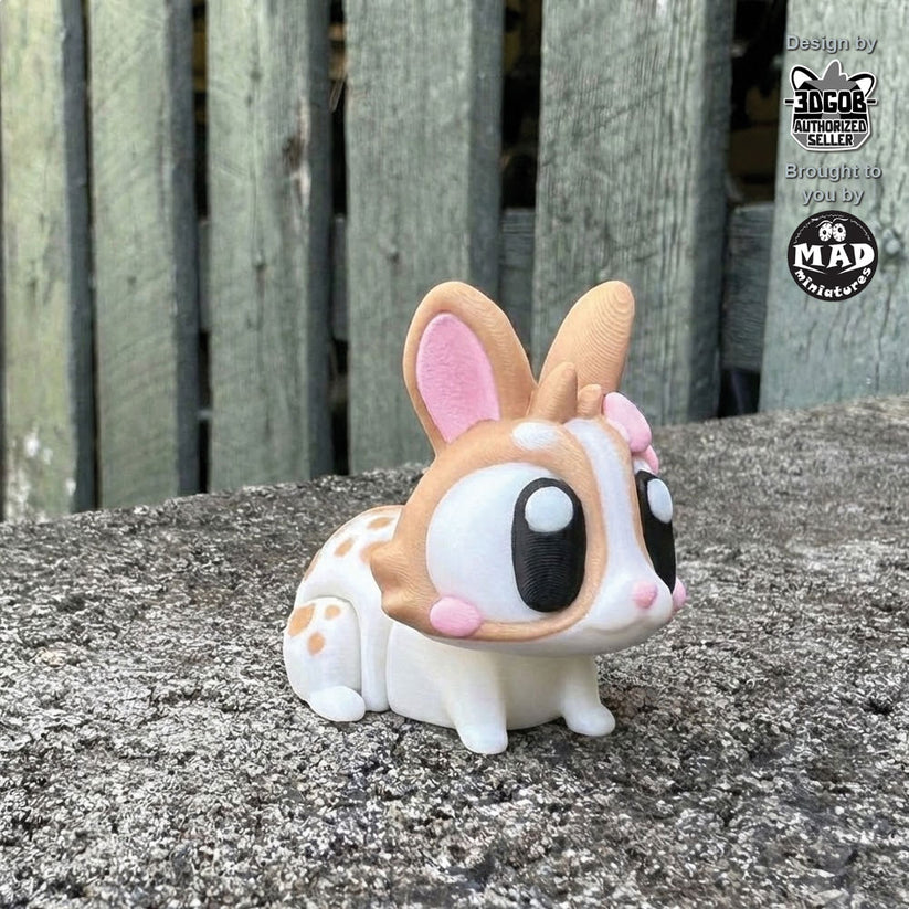Mad Mini Bunny – Articulated Cute Fidget Toy – Mad Miniatures