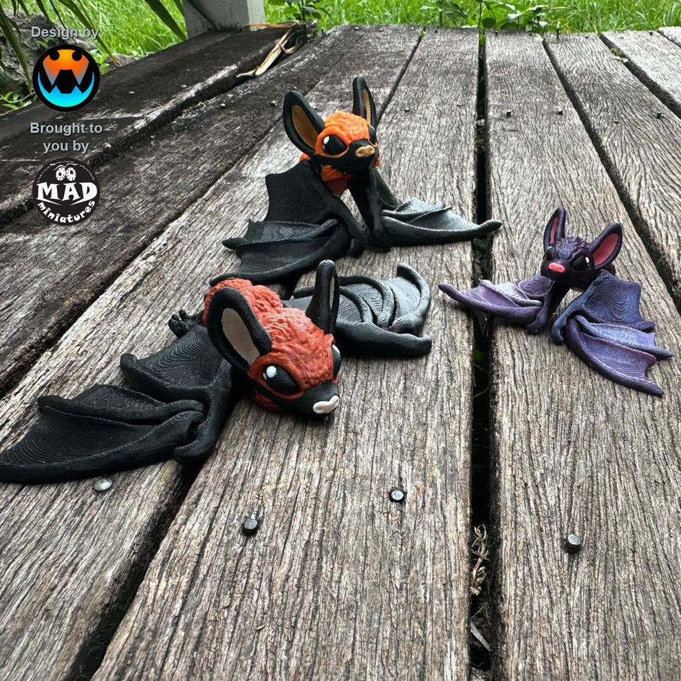 Articulated Tiny Bat by Cinderwing – Available from Mad Miniatures